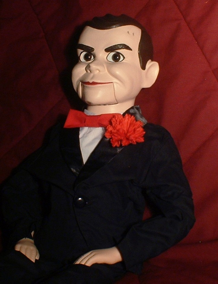 HAUNTED Spooky Ventriloquist Slappy Dummy "EYES FOLLOW YOU" doll puppet ...