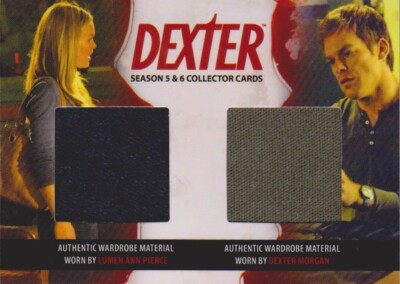 2015 DEXTER MORGAN & LUMEN ANN PIERCE DOUBLE COSTUME WARDROBE MATERIAL ...