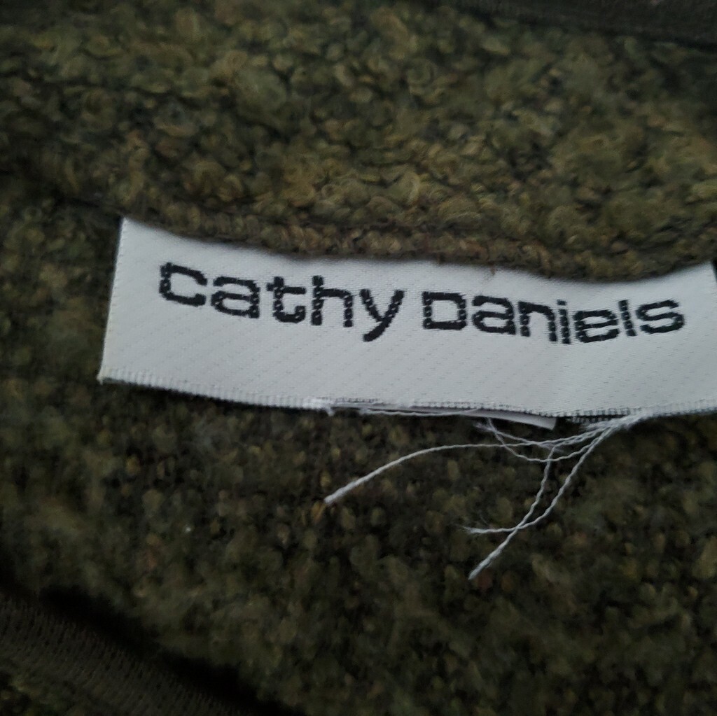 Cathy Daniel's Boucle Olive Green Vintage Jacket - Gem