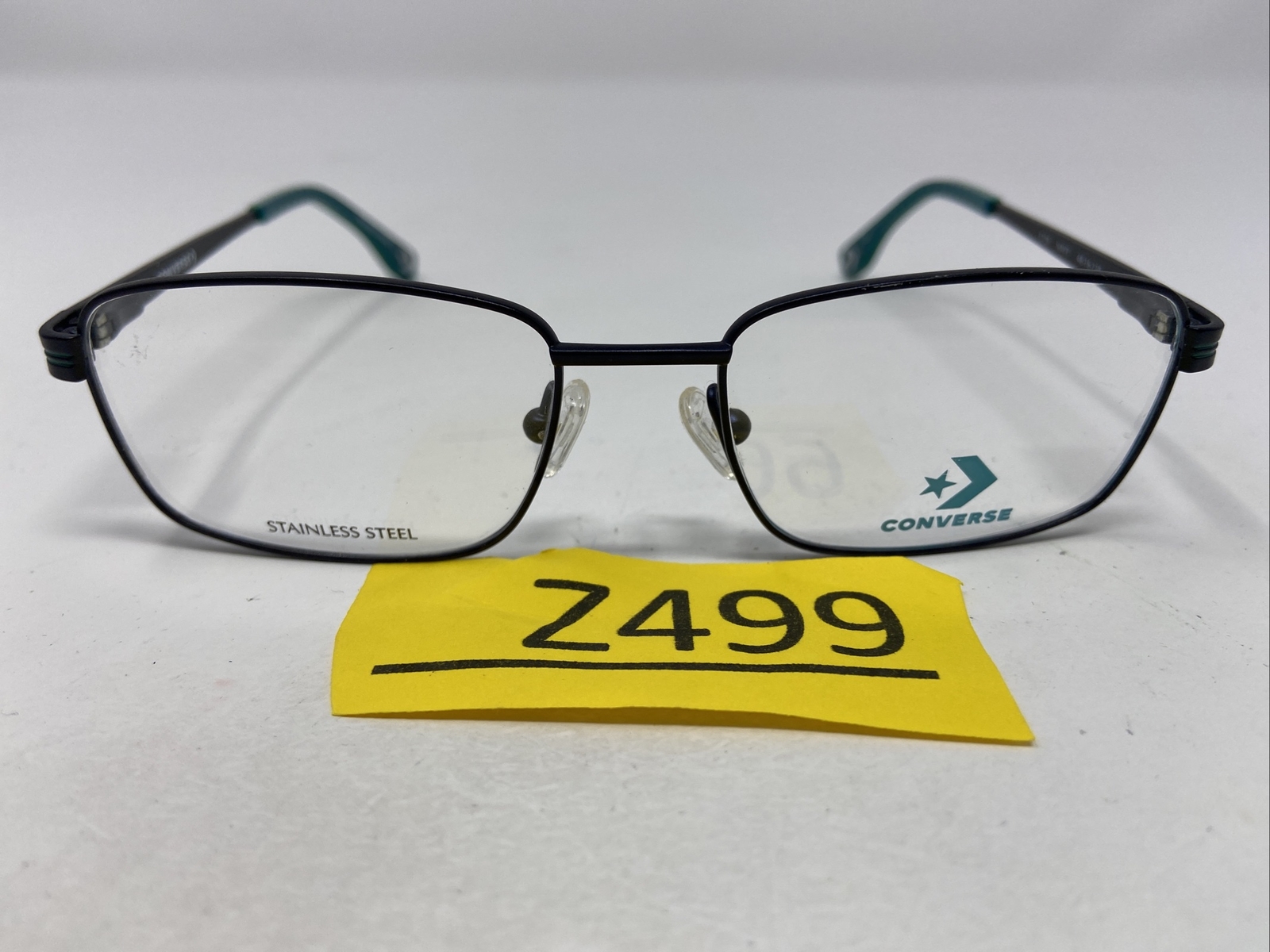 Converse K108 NAVY 48-15-135 Navy Blue Metal Full Rim Eyeglasses Frame ...
