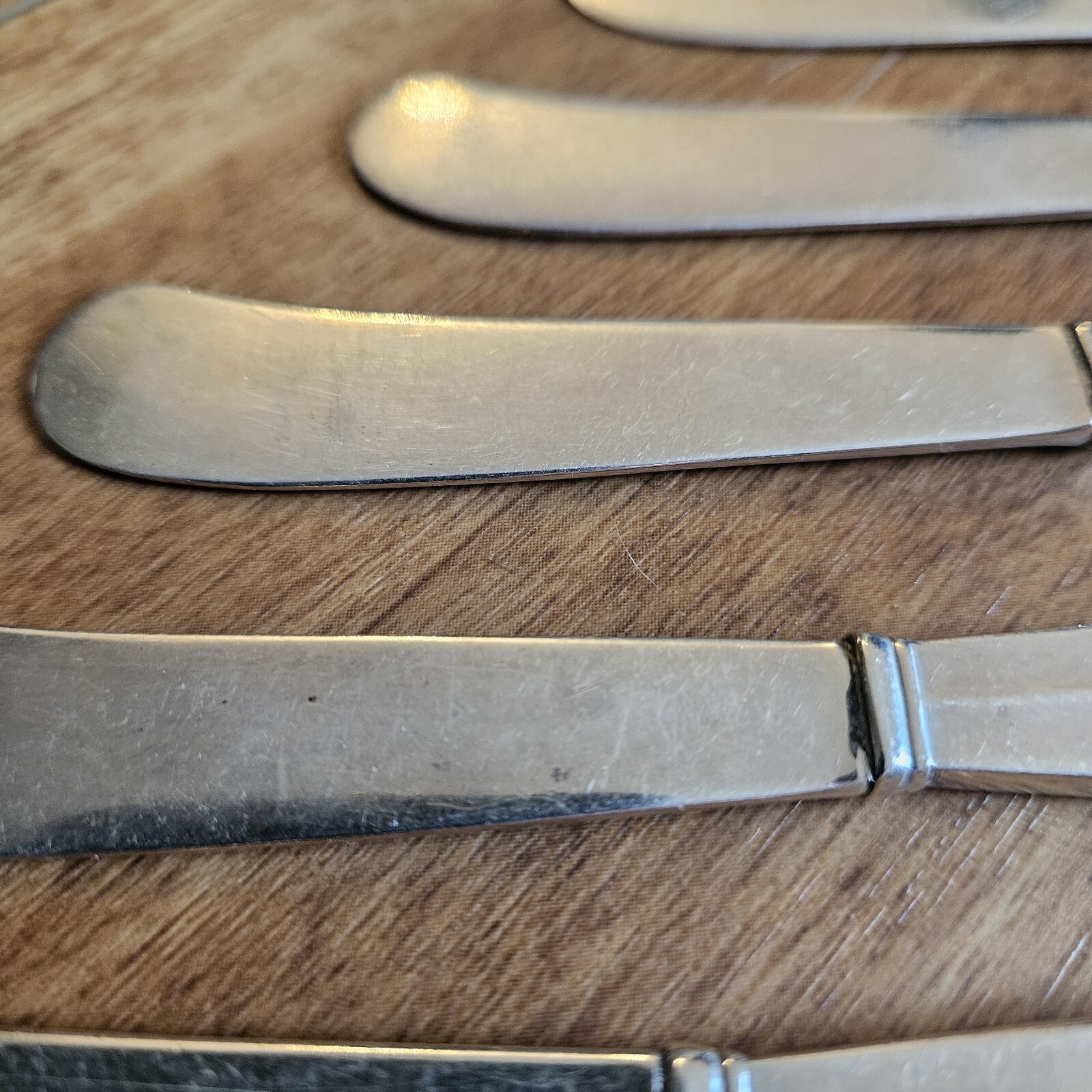 Set of 6 Royal Danish International Sterling Silver Table Butter Knives ...