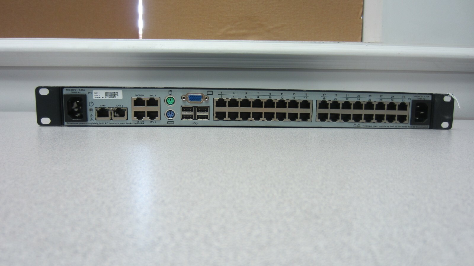 Avocent DSR 2035 32 port KVM Switch Dual Power Supplies Virtual Media ...