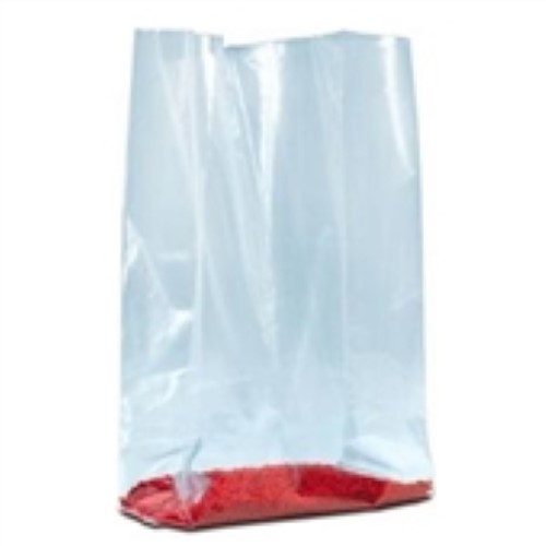 1000 - 4x2x8" 1 Mil Gusseted Poly Bags Clear Meet FDA/USDA requirements ...