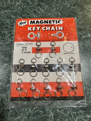 Vintage Magnetic Pull Apart Key Chains Store Display NEW OLD STOCK *USA ...