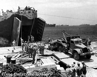 WWII Tow Truck / Auto Wrecker - 1945 - Vintage Photo Print | eBay