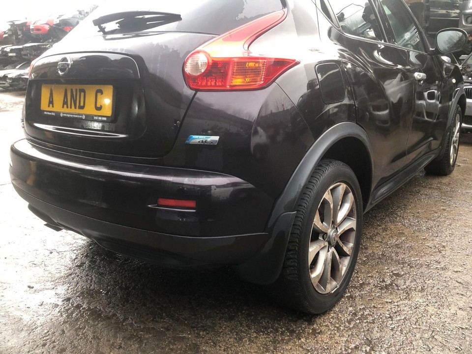 NISSAN JUKE MK1 10-14 COMPLETE REAR BUMPER IN GAB BLACK * BREAKING * | eBay