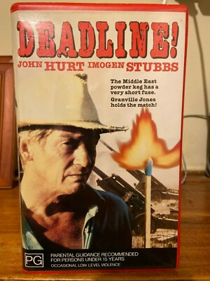 Deadline! VHS Ex-rental tape HTF John Hurt Imogen Stubbs 1988 Saudi ...