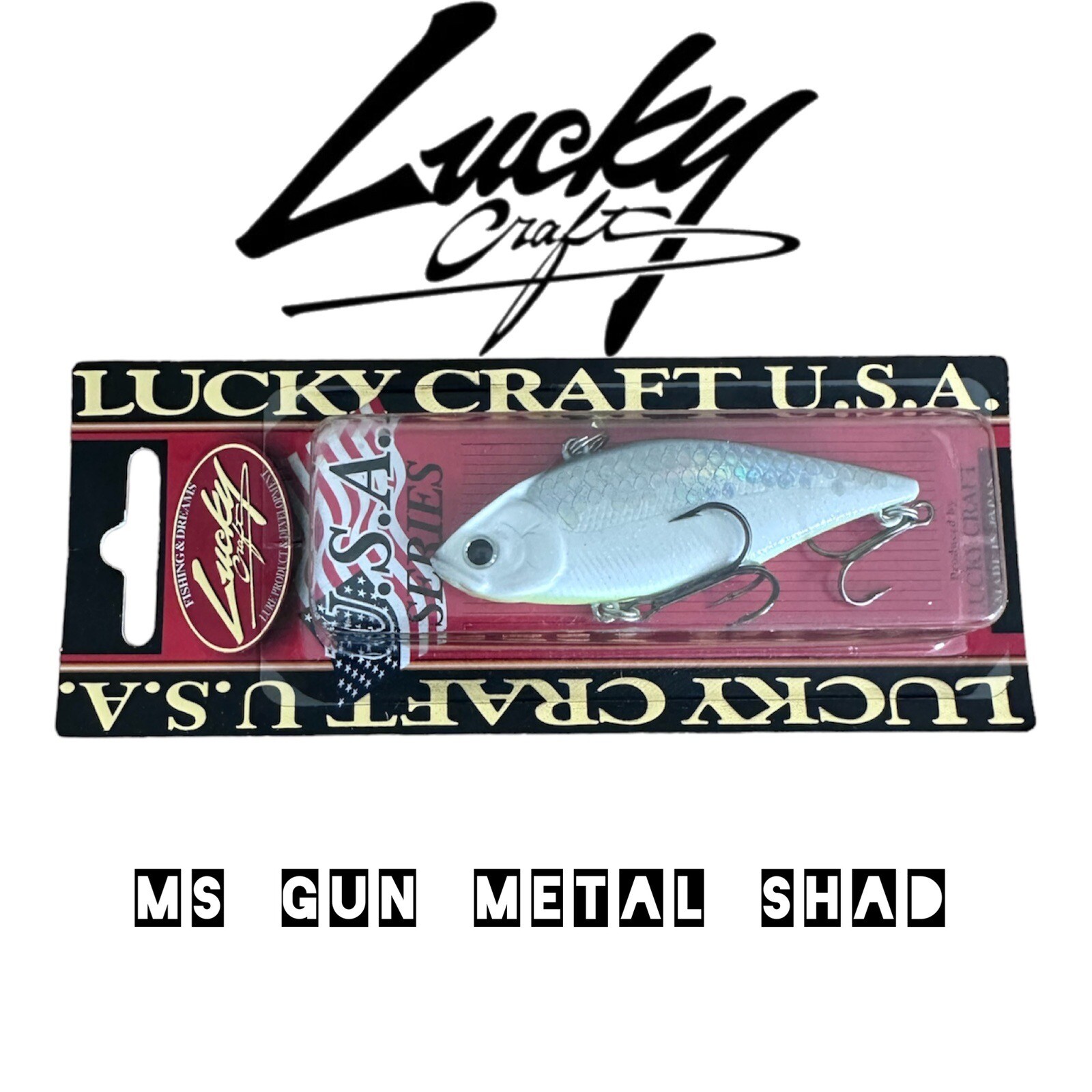 LUCKY CRAFT LV-MAX 500 CRANKBAIT 3/4OZ LV500-151 MS GUN MT SHAD D3101 ...