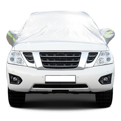 190T Car Half Body Top Roof Cover Sun UV Rain Snow Resistant Waterproof ...