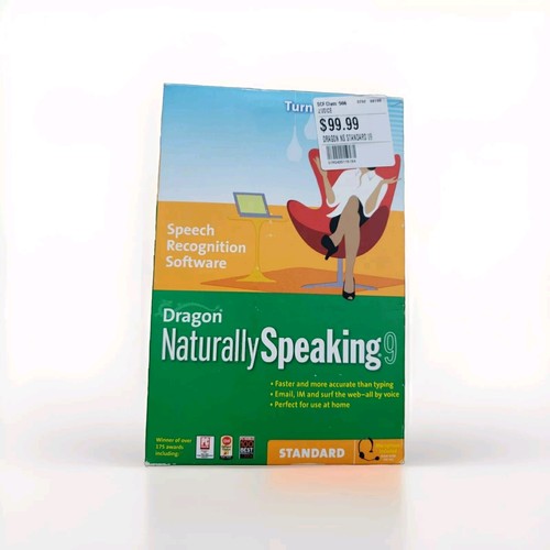 Dragon Naturally Speaking 9 Standard SPEECH RECOGNITION SOFTWARE FREE ...