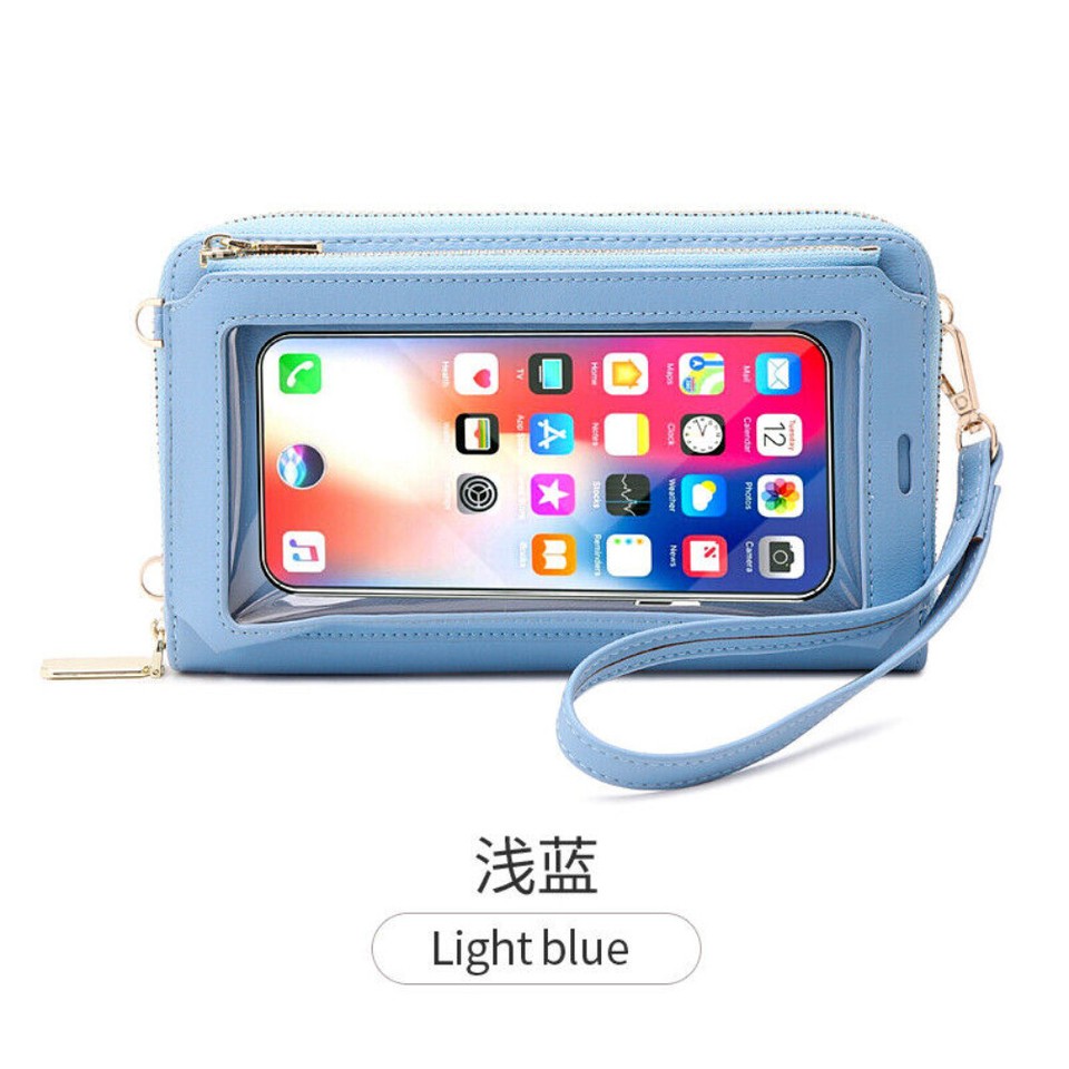 Touch Screen Bag Crossbody Cell Phone Purse Case Shoulder RFID Blocking ...