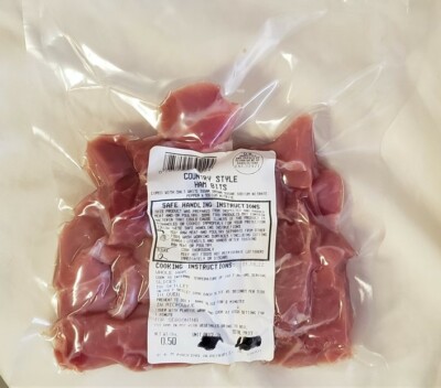 Country Style Cured Ham Bits 8 oz Chips Vacuum Sealed Dennis Boneless ...