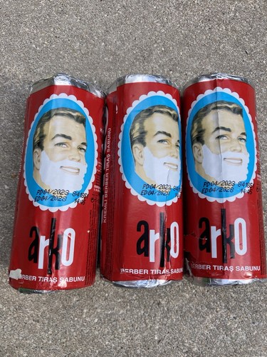 ARKO Shaving Soap STICK Traditional Turkish Shaving Cream 75g (3 Pack ...