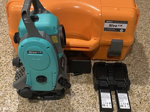 Nikon Nivo 5.M 5" Prism & Reflectorless Total Station 5M | eBay