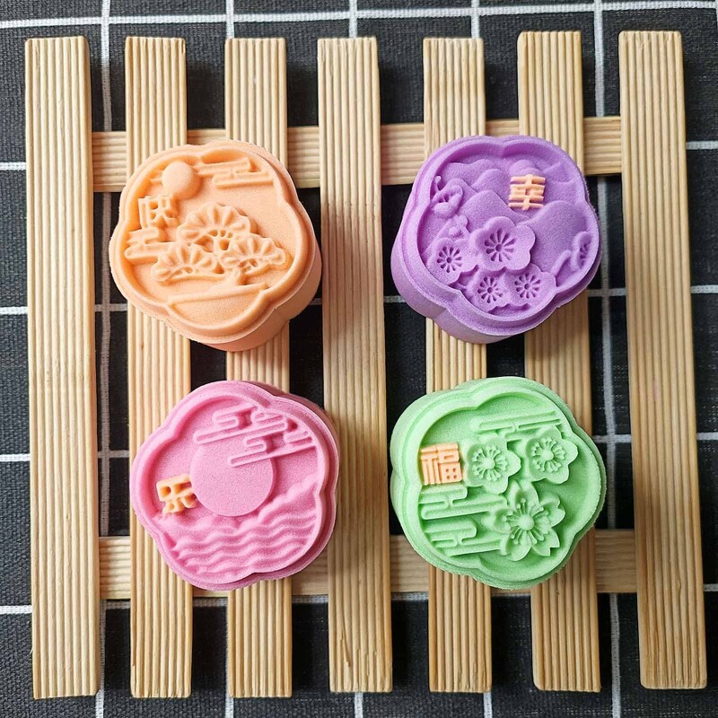 Moon Cakes Cutter Moulds DIY Baking Tool Kitchen Gadgets for Mid-Autumn ...