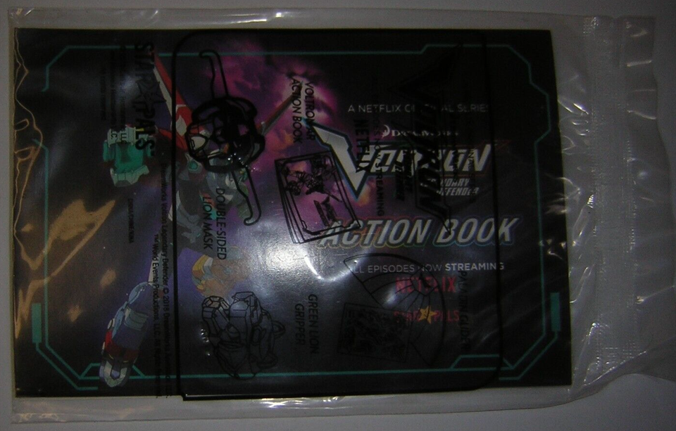 Voltron stickers & action book Carl's Jr kids meal gift 2018 | eBay