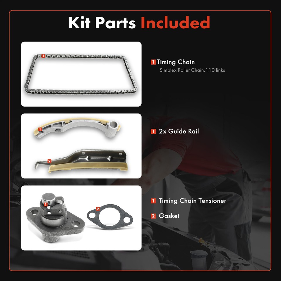 5x Timing Chain Kit for Mitsubishi Triton ML MN Pajero NP NS NT NW NX 3 ...