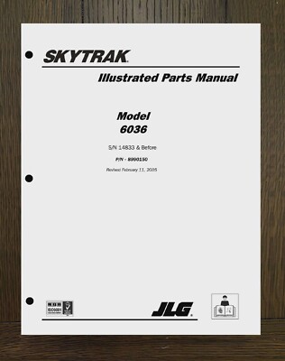 6036 Telehandler SERVICE PARTS MANUAL JLG Skytrak 6036 8990150 2005 | eBay