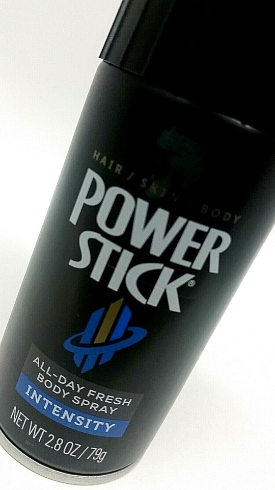 Power Stick XJ INTENSITY Deodorant Body Spray Men's FREE SHIP Pick-1/2 ...