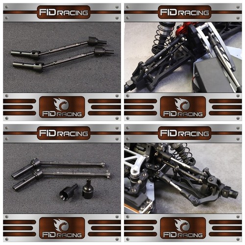 FID Racing Steel Front Rear CVD Dogbone Thicken for Losi DBXL/DBXL-e 2. ...