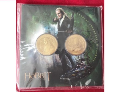 NZ Hobbit- 2013 - UNC $1 BU Coin Set - Woodland Realm & High Elf ...