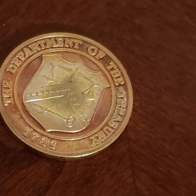 1982 US Proof Set Brass Token - 1789 Department of Treasury - 0918 | eBay