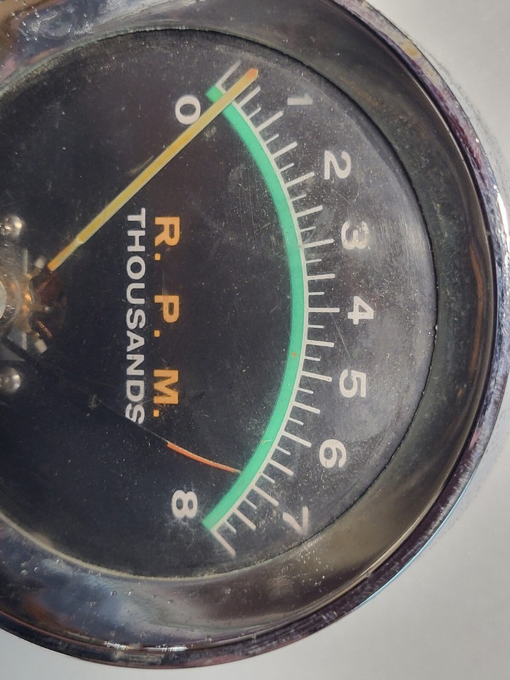 Vintage RAC R.P.M. Auto Tach MUSCLE CAR Hot Rod Racing 61301380 | eBay