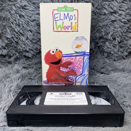 Sesame Street Elmo's World VHS 2000 Tape 3 Elmo Episodes for Children ...
