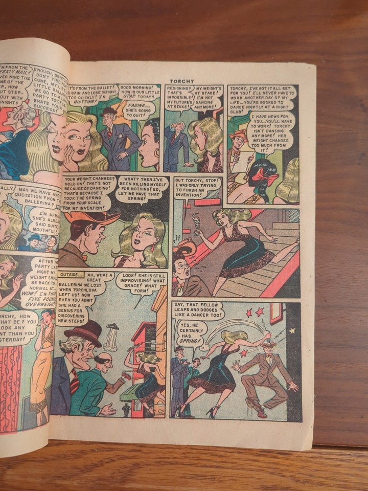 Torchy #6 Last Issue Golden Age Bill Ward Good Girl Quality 1950 App. FR | eBay