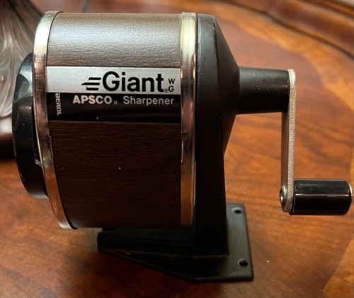 Vintage Berol GIANT Apsco 6 Hole Wall/Desk Mount Pencil Sharpener USA | eBay