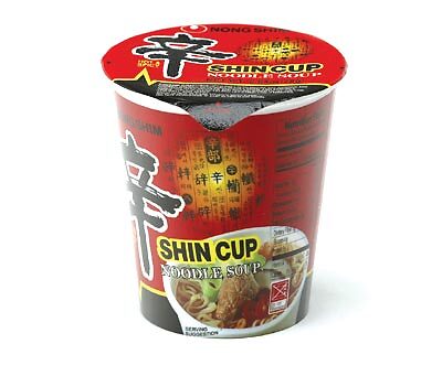 Nong Shim Shin Cup Nudelsuppe hot & spicy scharf & würzig 68 g To-go ...