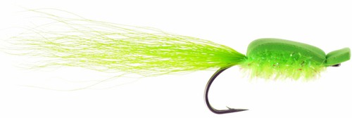 Fly Fishing Flies (Bass, Trout, Redfish, Snook, Gar) Gurgler Chartreuse ...