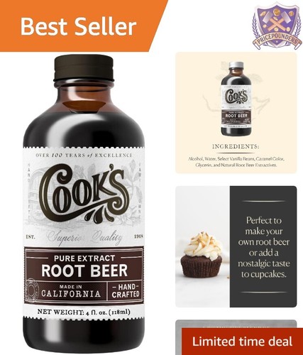 Root Beer Extract 4 Oz All Natural Flavoring For Beverages and Baking ...