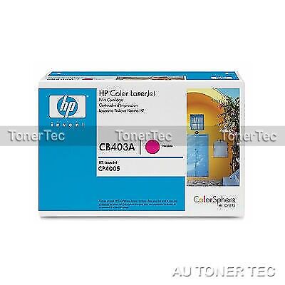 HP Genuine CB403A MAGENTA Toner Cart>LaserJet CP4005/CP4005dn/CP4005n ...