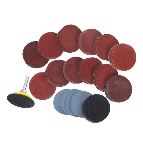 Sand Disc Polishing Kit Sanding Backing Pads Discs Set Round Sandpaper ...