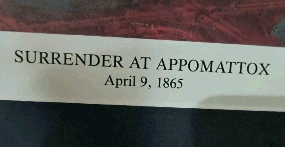 Surrender at Appomattox Tom Lovell Museum Print Pro Matted & Framed 26 ...