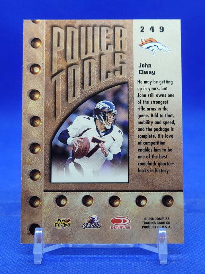 1998 Rookies & Stars JOHN ELWAY Power Tools #249 Denver Broncos | eBay