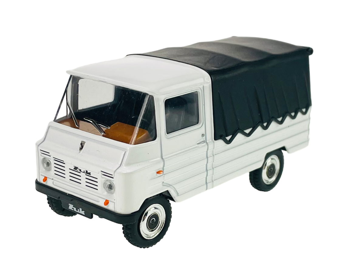 FSC ŻUK WHITE 1:43 POLISH CLASSIC DIE CAST METAL MODEL NEW IN BOX ZUK ...