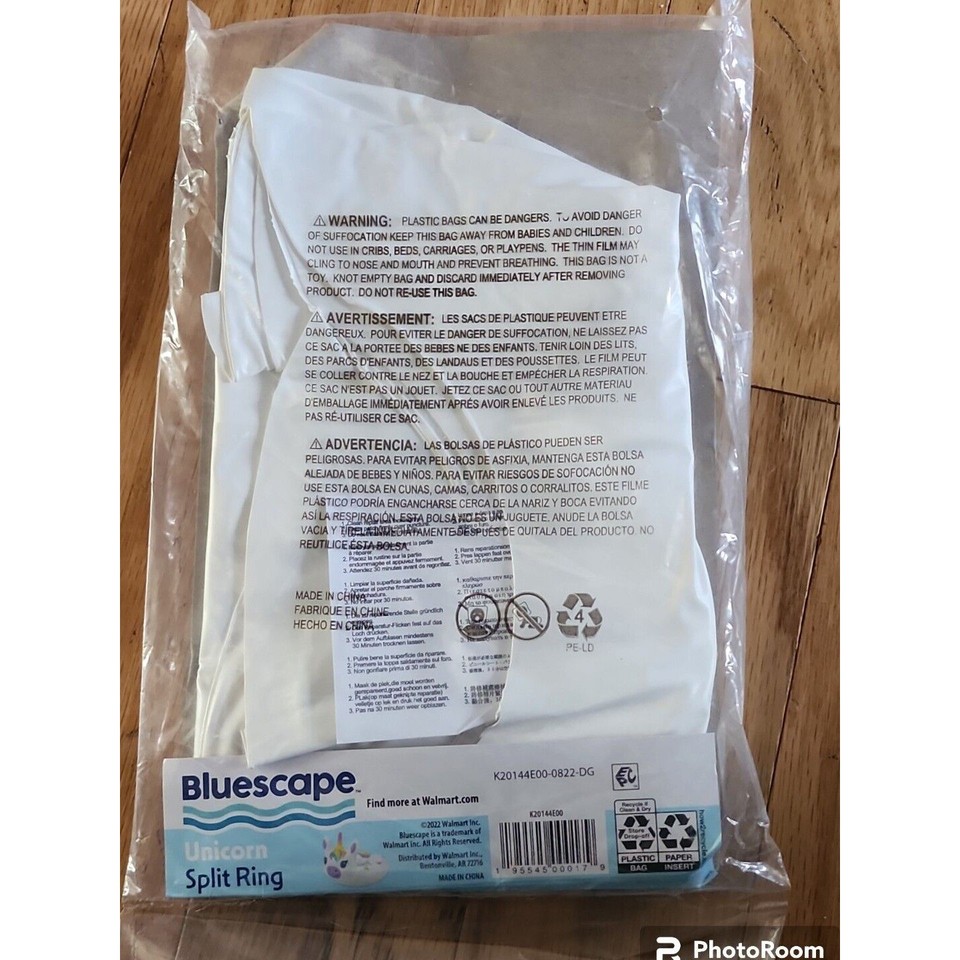 Bluescape Unicorn Split Ring Inflatable Pool Float for Kids 3-6 Years ...