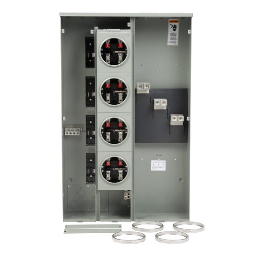 Siemens 4-Gang 600A 225 Amp RING-TYPE UNI-PAK WP6412 Meter Socket | eBay