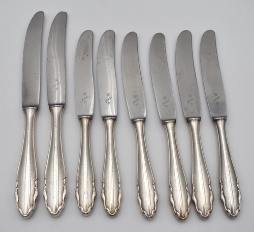 WMF Friodur Inox 90 Silverplate Lot 2 Dinner 9" Knives, 6 Smooth Edge ...