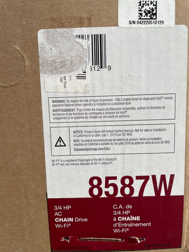 LiftMaster 8587W Chain Drive 12381186129| eBay