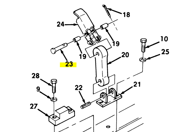 Humvee Hummer H1 M998 Hood Latch Pin 5315-01-213-5545 12338894 5584961 ...