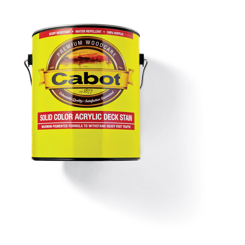 Cabot Solid Color Acrylic Stain & Sealer Solid Tintable Neutral Base ...