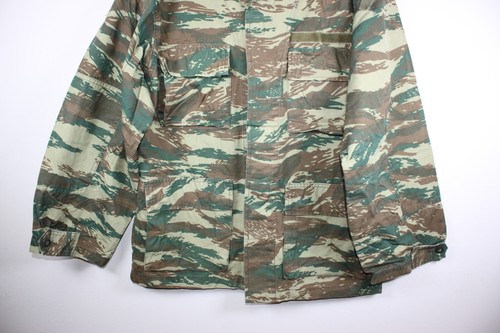 Greek Military Field BDU Jacket Lizard Camouflage Greece Army Shirt Sz ...