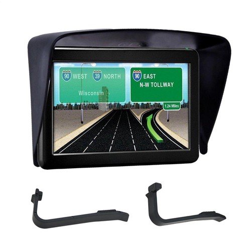 Car GPS Navigation Sun Shade Cover Sun Visor Radio Hood Anti-Glare ...