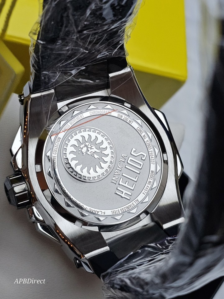 Invicta - HELIOS - Reserve Swiss Z60 Chronograph Gold Plated Bezel ...