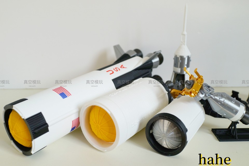 1/200 Scale Apollo Saturn V Skylab Rocket Model 3D Painted Finished ...