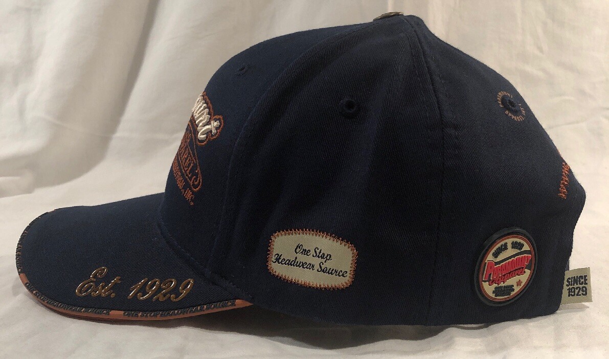 Paramount Apparel Since 1929 Strap Back Hat /Cap, Embroidered | eBay