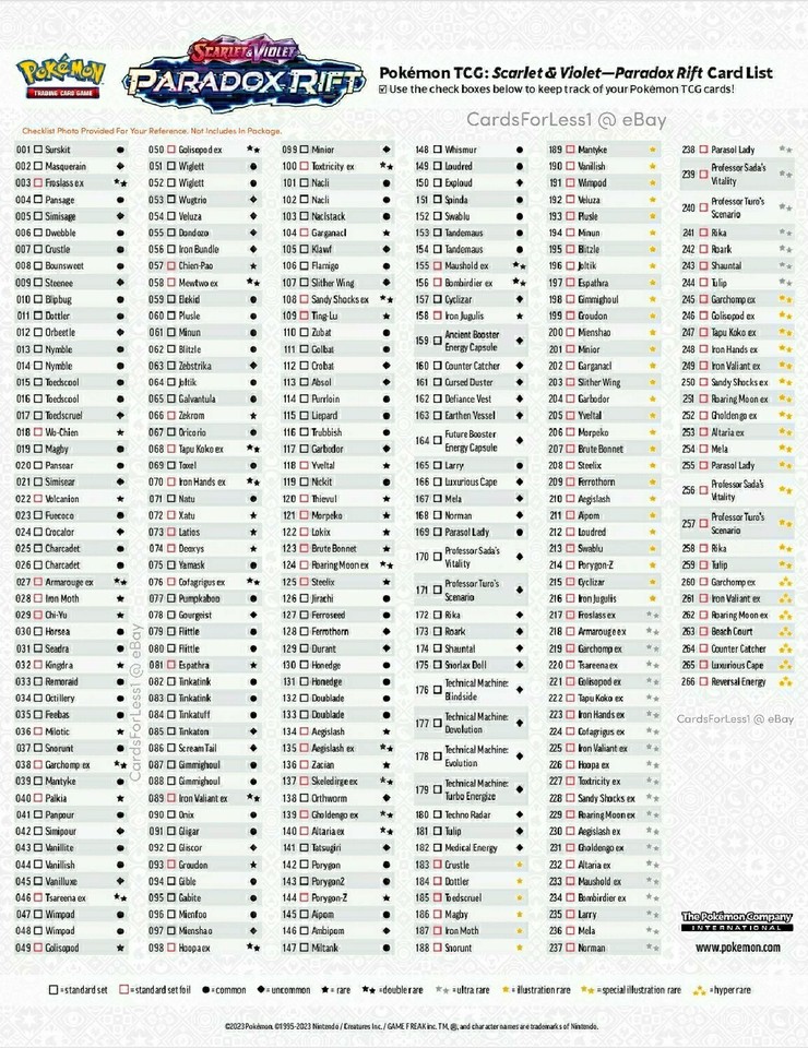 Future Booster Energy Capsule 164/182 NM / M - Paradox Rift Pokemon ...